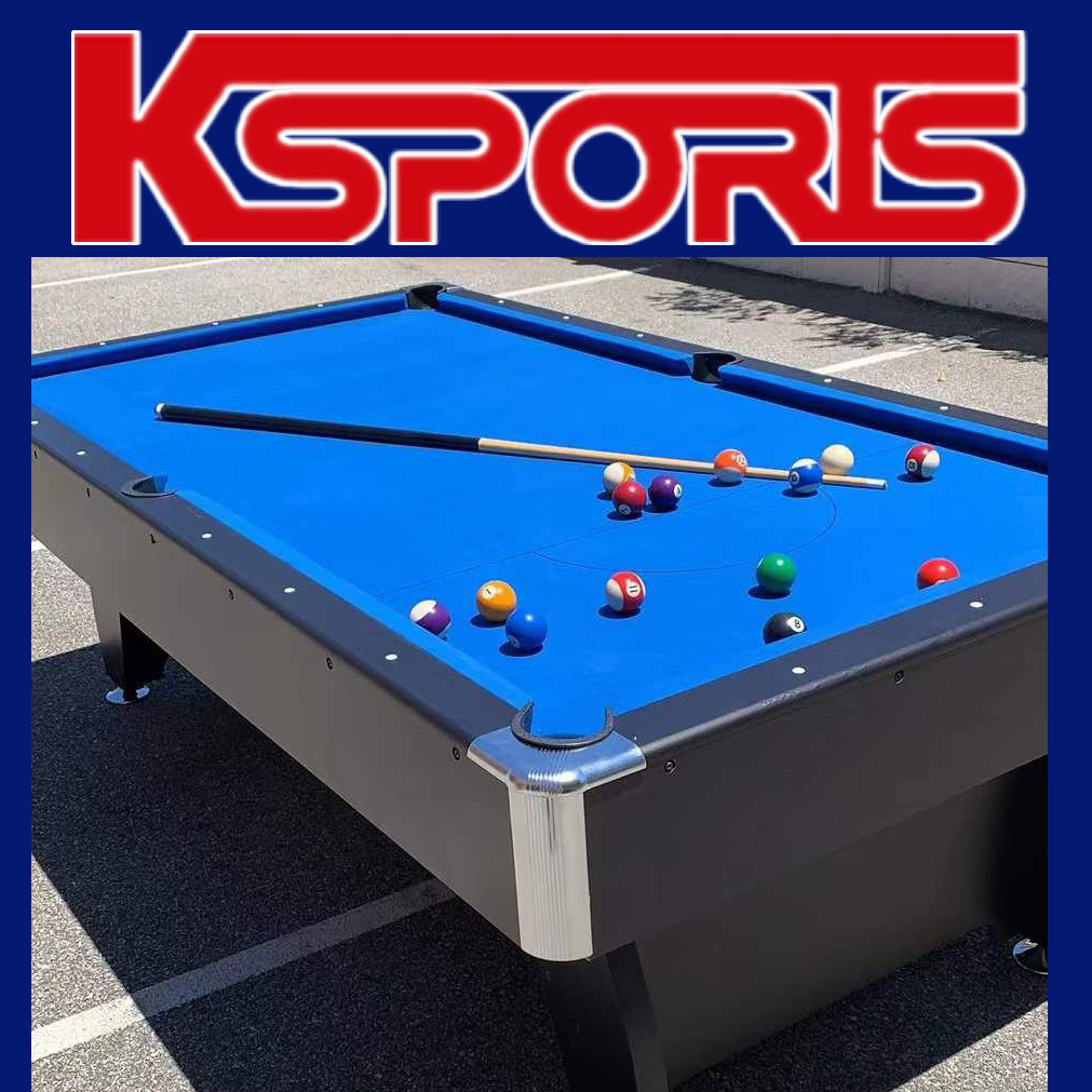 PUB SIZE POOL TABLE 8FT SNOOKER BILLIARD TABLE BLUE PUB SIZE POOL TABLE 8FT SNOOKER BILLIARD TABLE BLUE